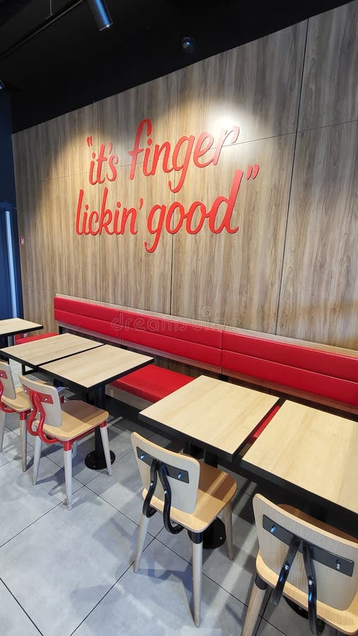 Kyiv, Ukraine August 19, 2024: View Inside the KFC Restaurant ...