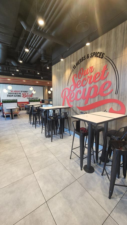 Kyiv, Ukraine August 19, 2024: View Inside the KFC Restaurant ...