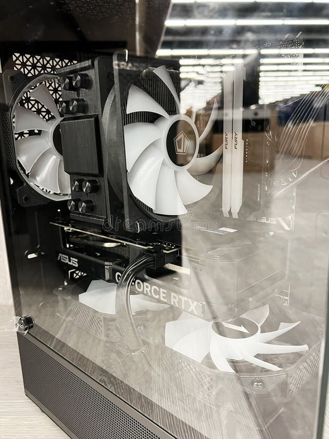 Kyiv, Ukraine - December 15, 2024: Modern Desktop Gaming PC with ...