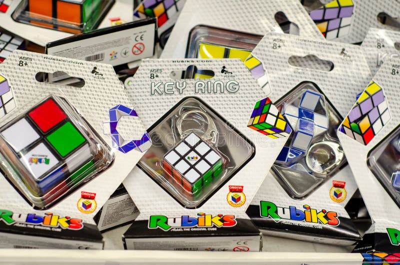 Kyiv, Ukraine - December 07, 2019: Rubik`s Cube for Sale in the Store ...