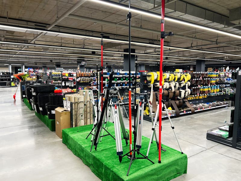 Kyiv, Ukraine - January 10, 2025: a Hardware Store Interior with a ...