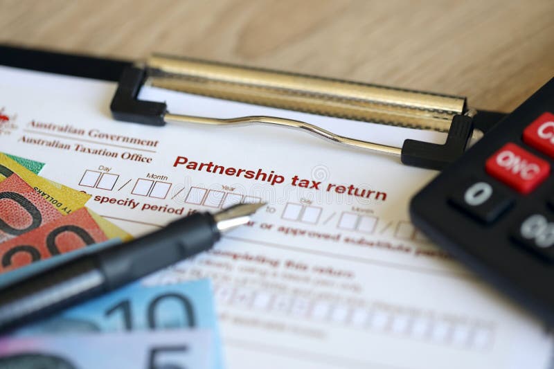 KYIV, UKRAINE - JULY 10, 2024 Australian Partnership Tax Return Blank ... KYIV, UKRAINE - JULY 10, 2024 Australian Partnership Tax Return Blank ...