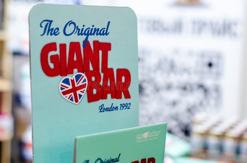 Kyiv, Ukraine - Jun 16, 2021: Ma Baker Giant Bar Editorial Photo - Image of dessert, chocolate ...