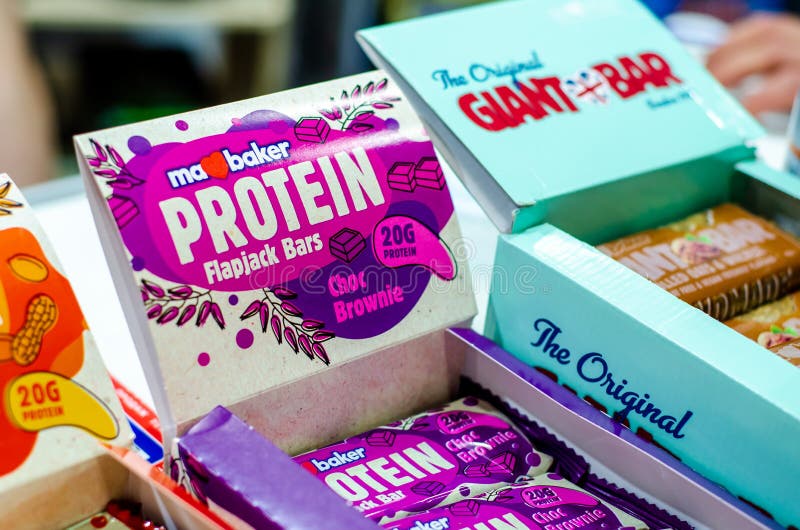 Kyiv, Ukraine - Jun 16, 2021: Ma Baker Protein Flapjacks Bars Editorial Photo - Image of bakery ...