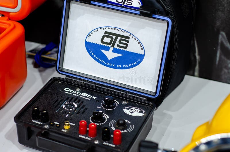 Kyiv, Ukraine - Jun 16, 2021: OTS ComBox. the Aquacom ComBox is a ...