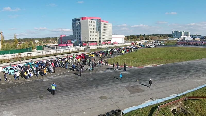 KYIV, UKRAINE - June 28, 2017: Timeattack Event on Chayka Autodrome ...