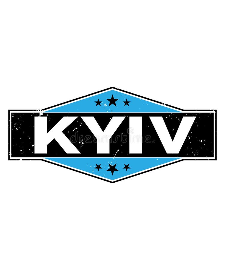 Kyiv Ukraine Logo Vector Design Template T-shirt Design Stock Vector ...