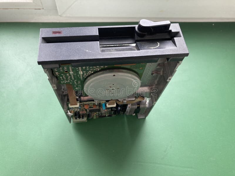 KYIV, UKRAINE - March 20, 2024: Floppy Computer Retro Disk Drive for ...