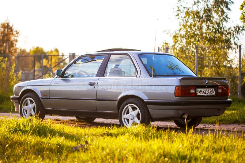 KYIV, UKRAINE - May 21, 2020: the Left Back Part of an Old German Rare ...