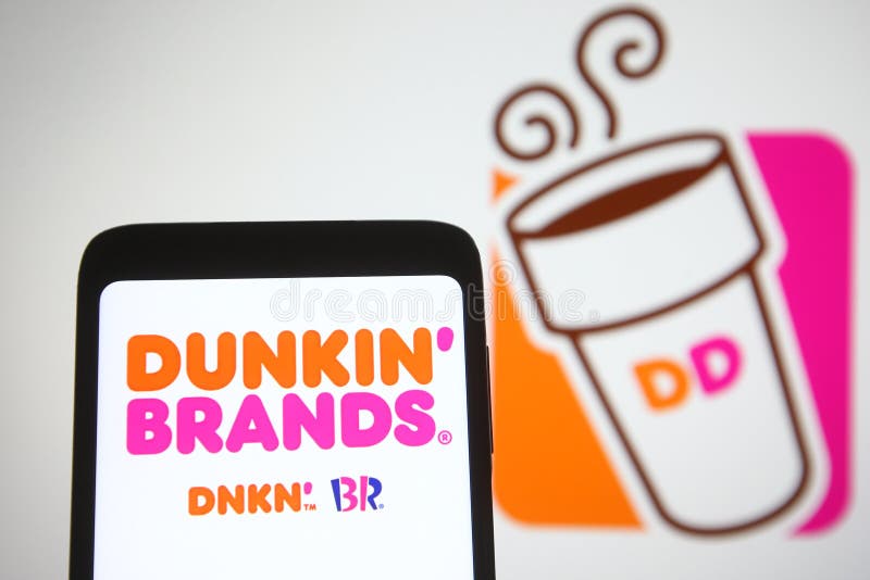 Dunkin Brands Group Inc Logo Editorial Stock Image Image Of