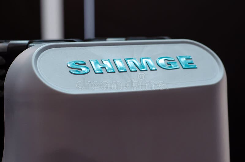 Kyiv, Ukraine - May 18, 2021: SHIMGE Logo on the Pump Editorial Photo ...