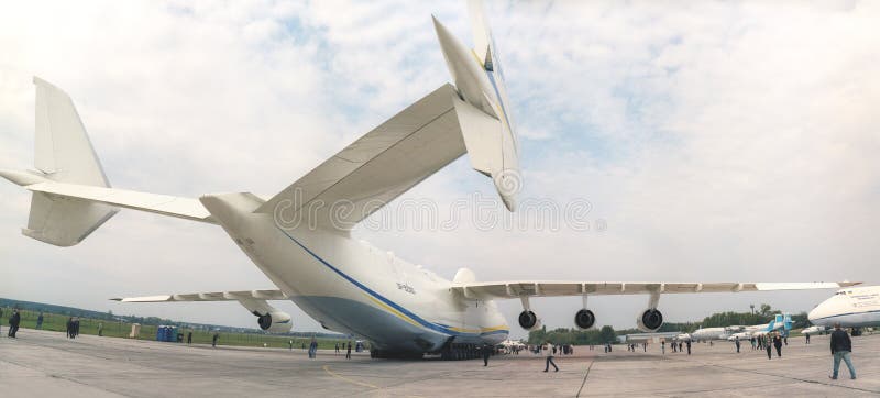KYIV, UKRAINE-SEPTEMBER 28: Antonov 225 Editorial Image - Image of ...