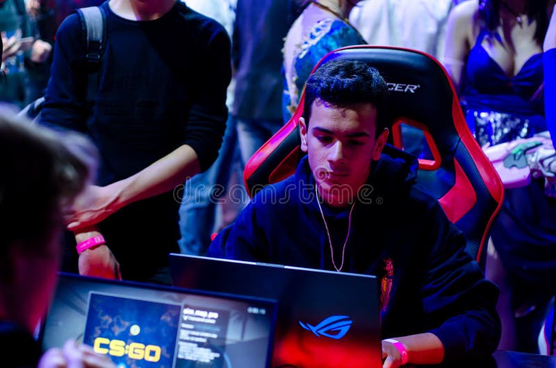 Kyiv, Ukraine - September 28, 2019: the Guys are Playing a CS:GO Video ...