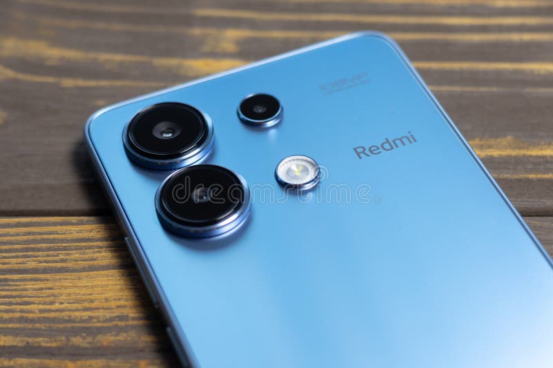 Modern Smartphone Xiaomi Redmi Note 13 with Camera on 108 Mp.resolution ...