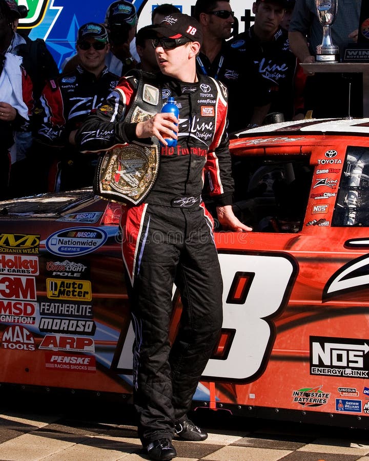 Kyle Busch editorial stock photo. Image of champion, blur - 11769288