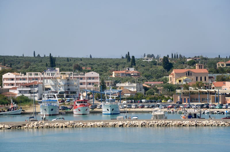 Castle of Kyllini at Peloponnese, Greece Stock Image - Image of ...