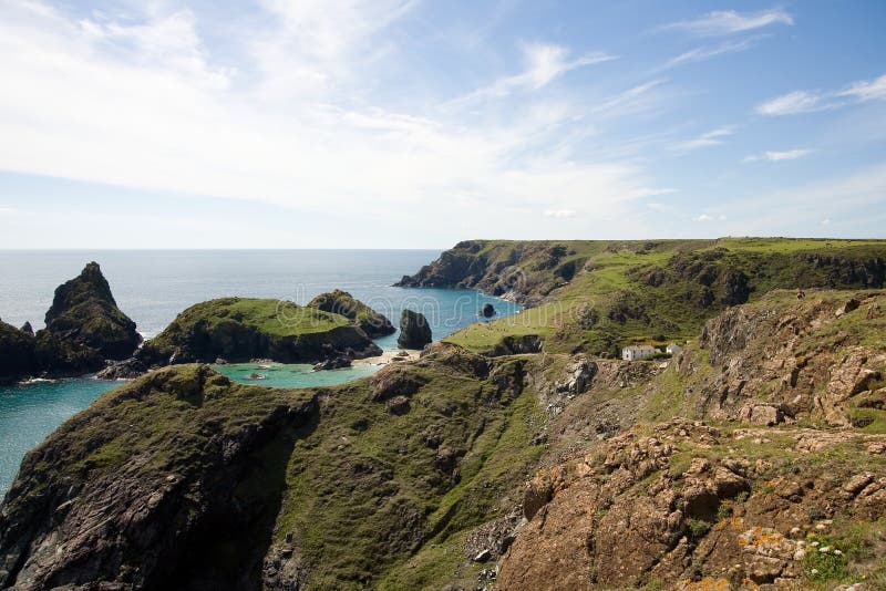 Kynance cove cliffs stock image. Image of england, west - 3085521