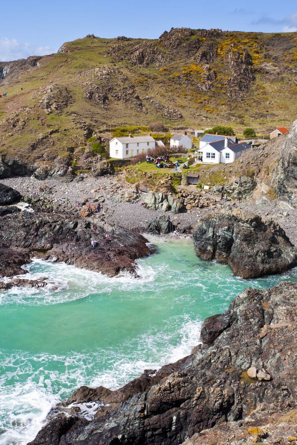 Kynance Cove Cornwall England Stock Image - Image of cliffs, coast ...