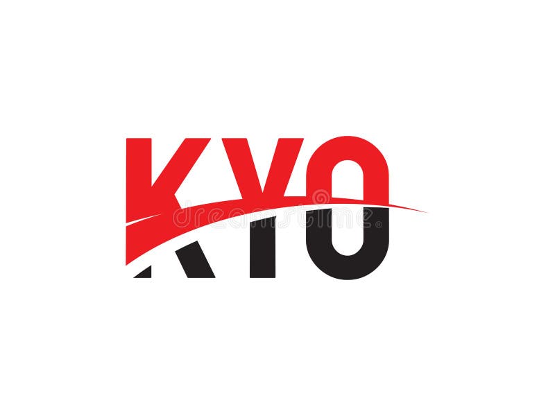 KYO Letter Initial Logo Design Stock Vector - Illustration of monogram ...