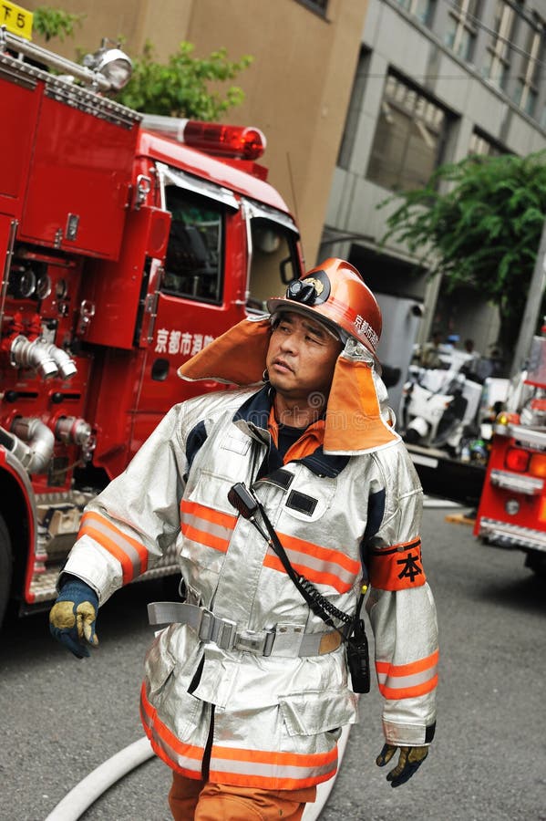 Kyoto City Fire Department editorial photo. Image of assistance - 16149336