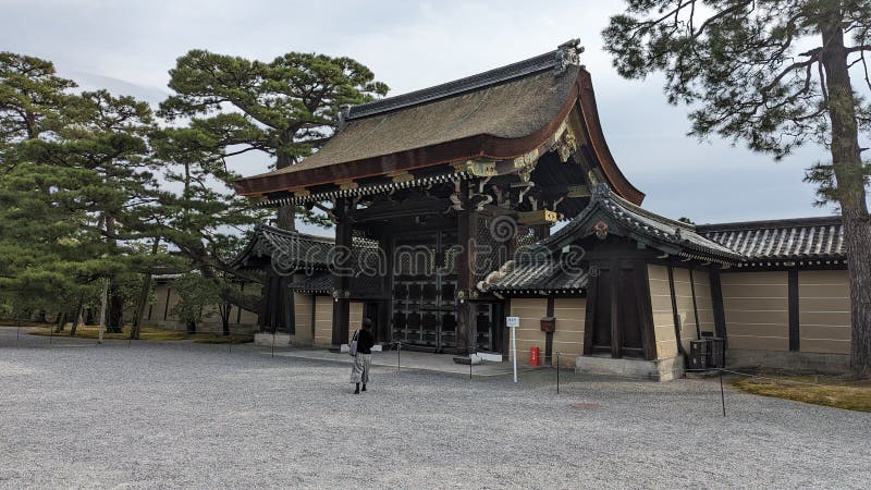 Kyoto Imperial Palace in Kyoto Japan Editorial Stock Image - Image of ...