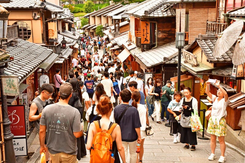 Kyoto Japan - August 10 2024 : Gion District Editorial Photography ...