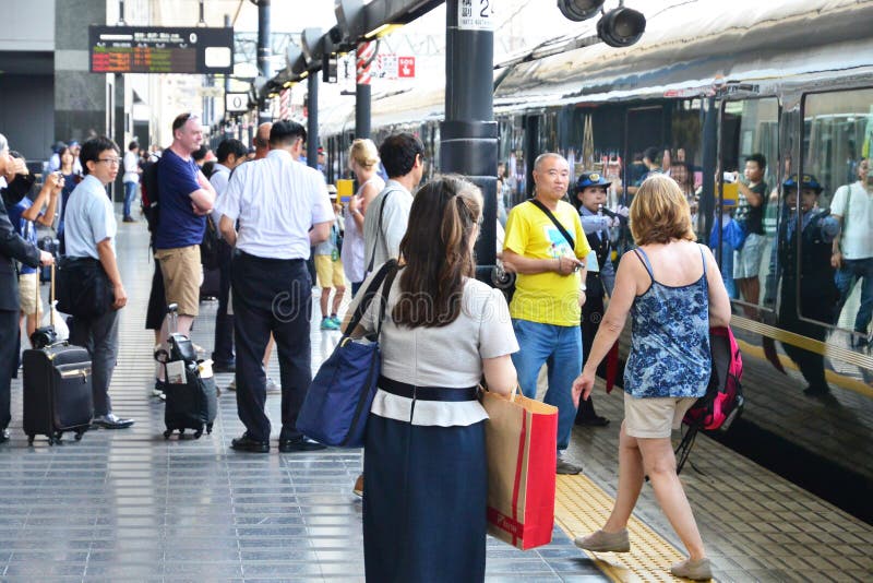 Kyoto, Japan - August 1 2017 : Main Train Station Editorial Stock Photo ...