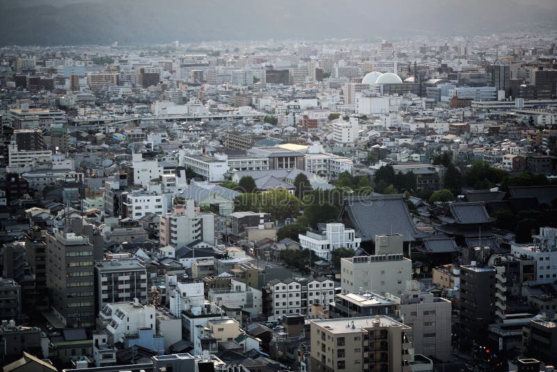 Kyoto, Japan Cityscape on Sunrise Stock Image - Image of night, japan ...