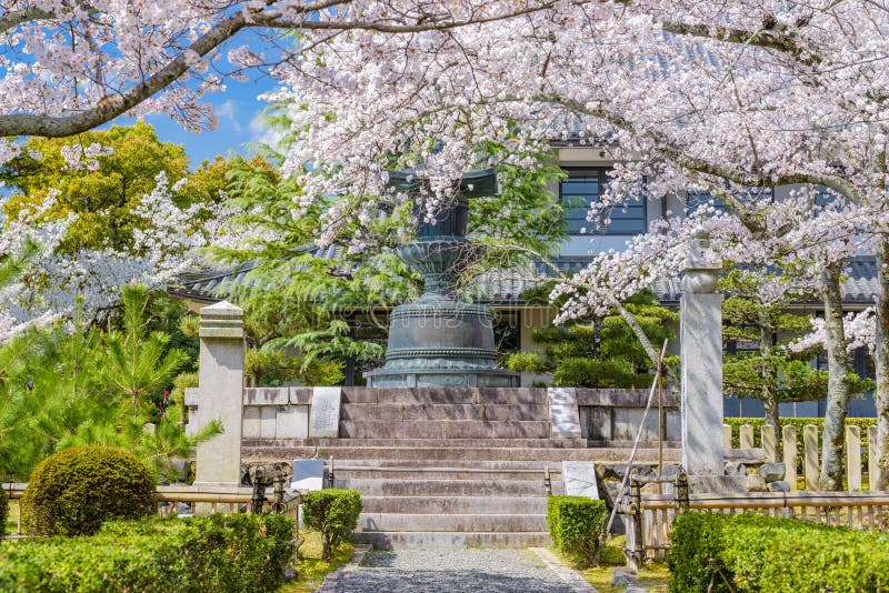 Kyoto, Japan in Spring stock image. Image of nature, monument - 74478087