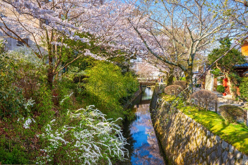 Kyoto, Japan Walking Trail in Spring Stock Photo - Image of outside ...