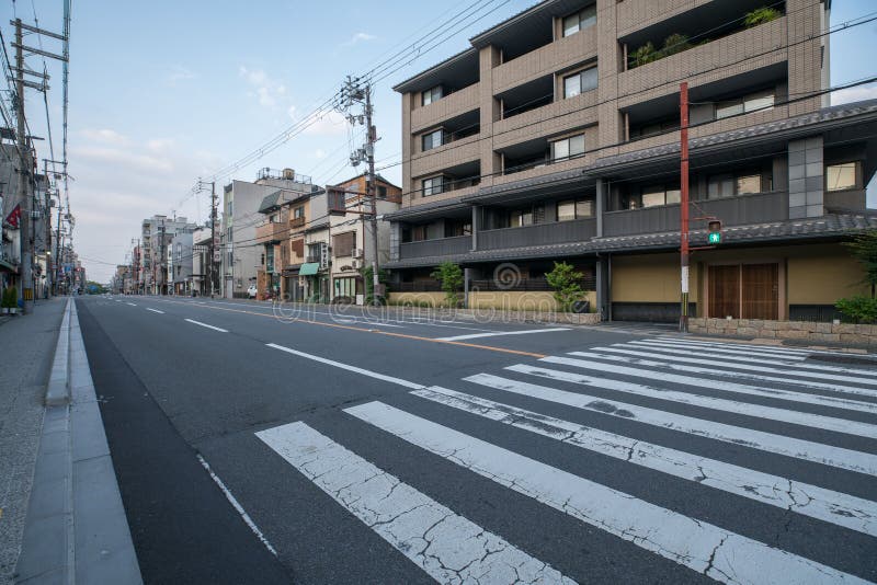 Kyoto old street view stock image. Image of saga, road - 173909043