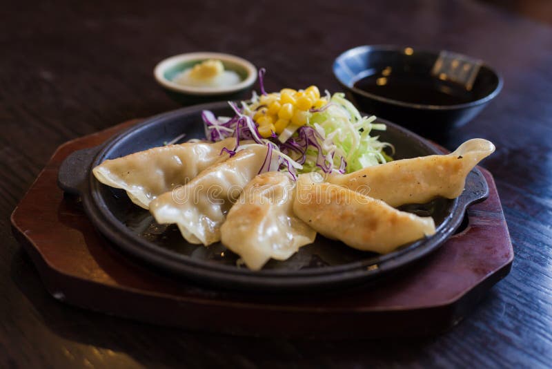 Kyoza japanese food stock image. Image of fried, dish - 68886937