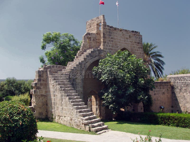 Kyrenia, Cyprus - Bellapais Abbey Arches Stock Photo - Image of arches ...