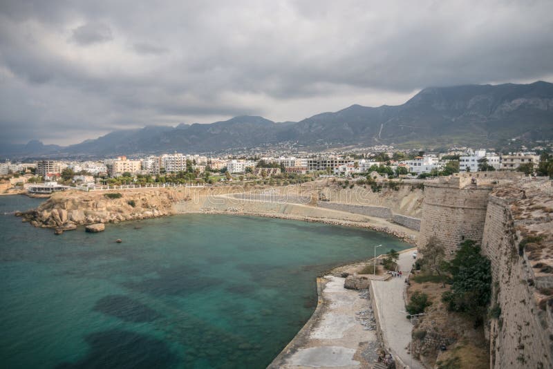 Kyrenia Harbour in North Cyprys Turkey Stock Image - Image of holiday ...