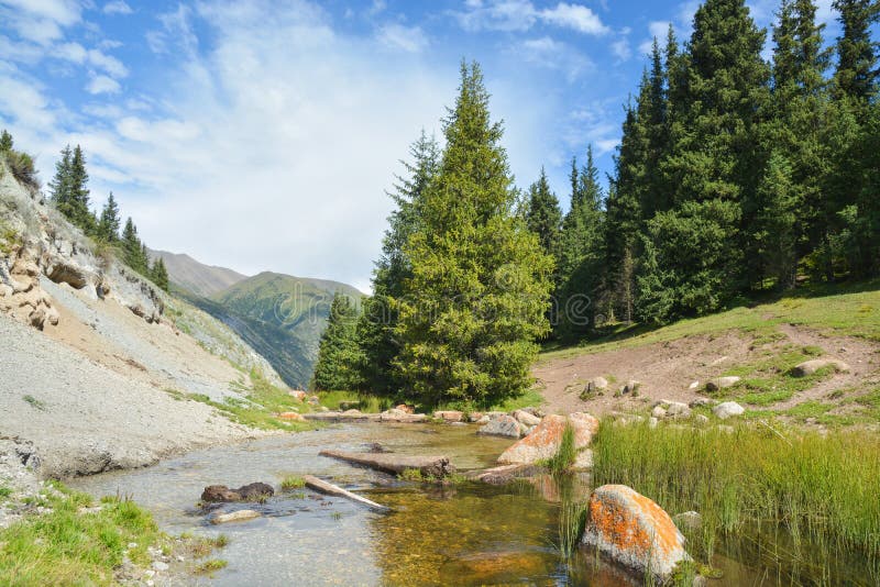 Kyrgyzstan Nature, Gregory Gorge Stock Photo - Image of cliff ...