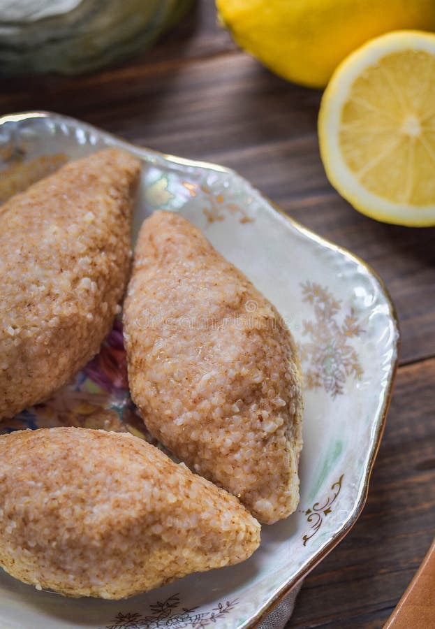 Kyufta Armenian . food . stock image. Image of eating - 87348087