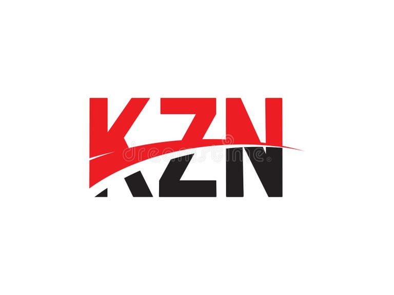 KZN Letter Initial Logo Design Stock Vector - Illustration of black ...