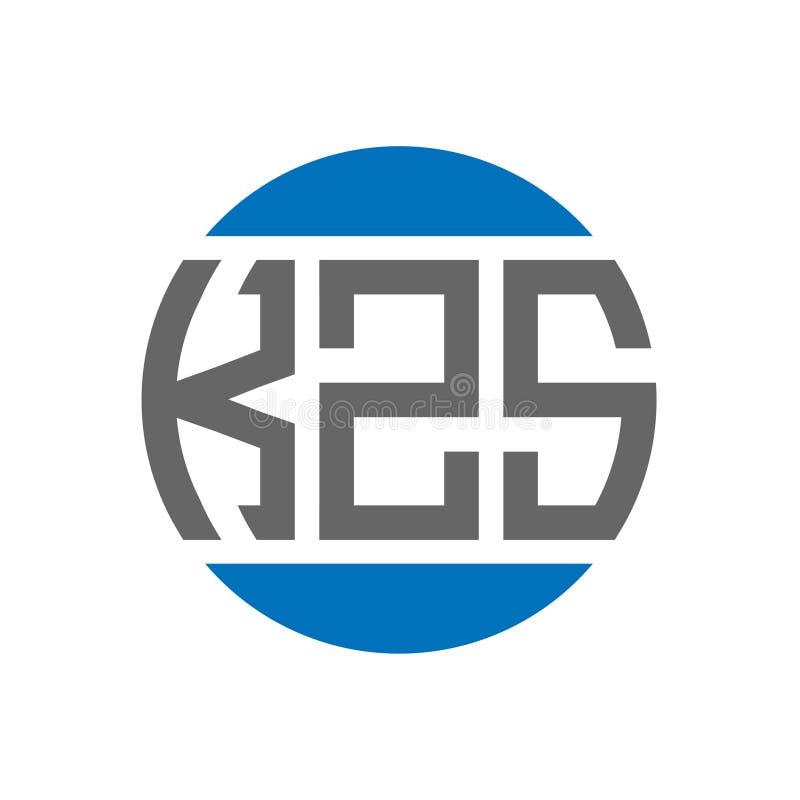 KZS Letter Logo Design on White Background. KZS Creative Initials ...