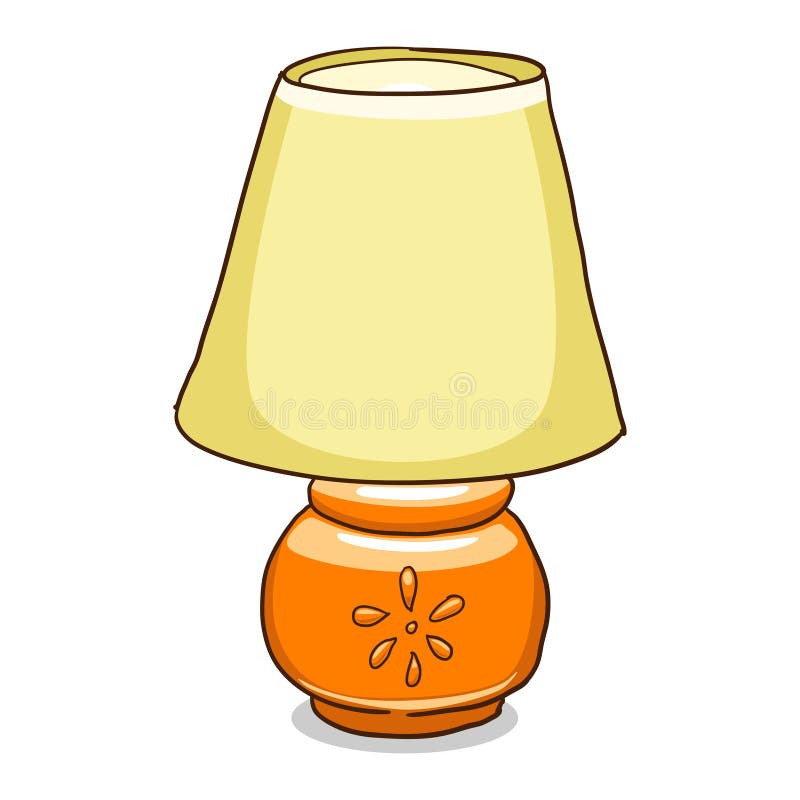 Lámpara del vector ilustración del vector. Ilustración de muebles ...