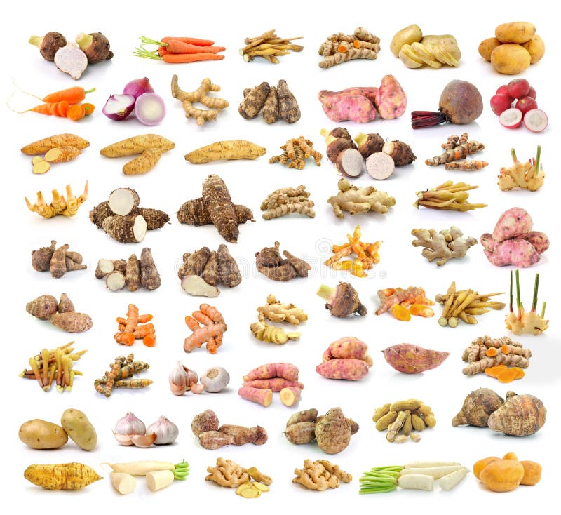 Légume à Racine Sur Le Blanc Photo stock - Image du blanc, potatoes ...