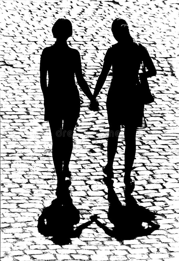 Lésbica imagem de stock. Imagem de menina, picada, meninas - 4462001