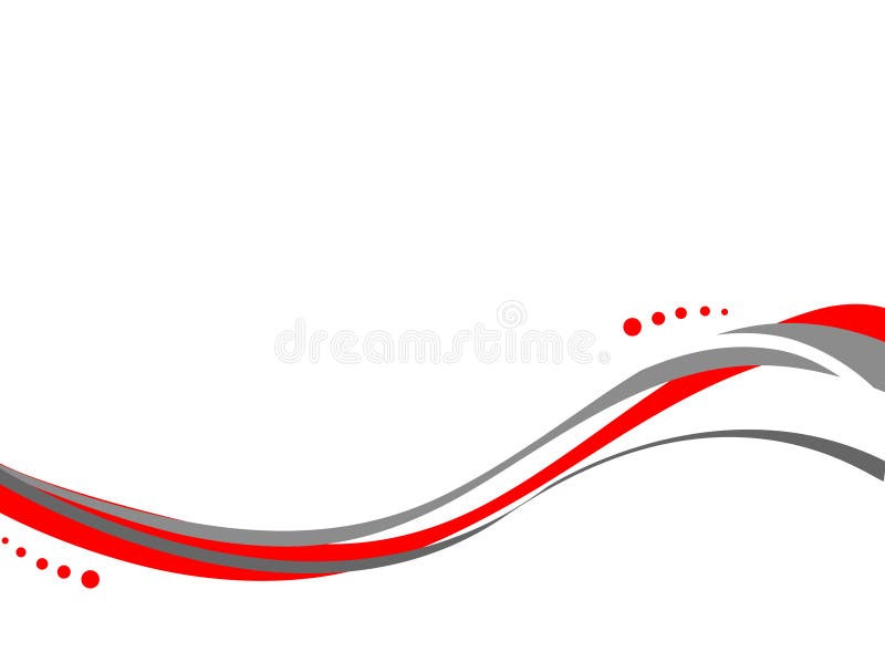 Línea abstracta ondulada ilustración del vector. Ilustración de modelo ...