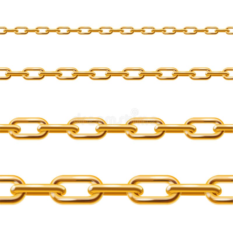 Línea De Cadena Sistema Vector Ilustración del Vector - Ilustración de ...