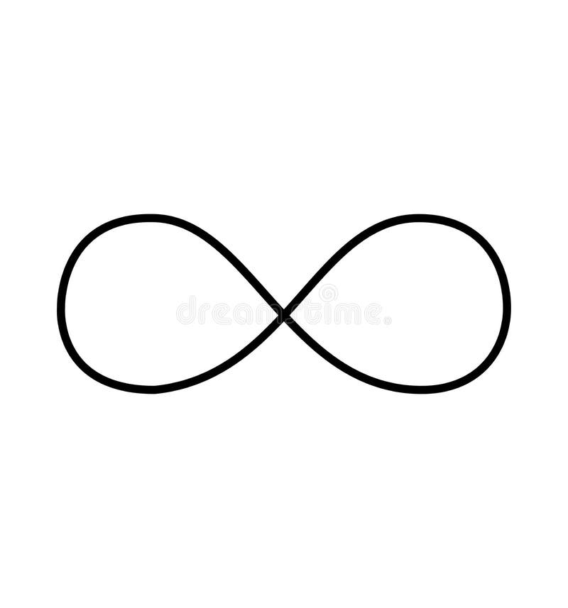 Conjunto De Iconos Del Símbolo Del Infinito Ilustración del Vector ...