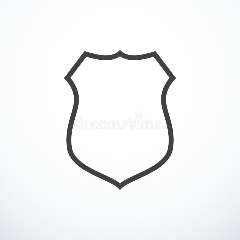 Conjunto De Iconos De Línea De Escudo. Colección De Escudos De Contorno ...