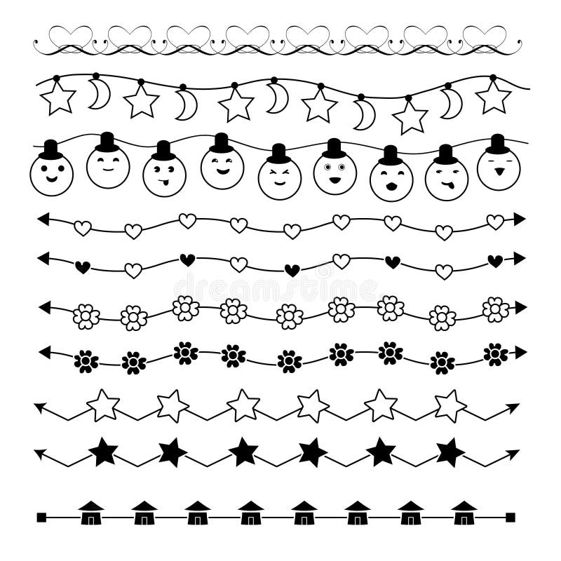 Línea Linda Imagen Del Vector Ilustración del Vector - Ilustración de ...