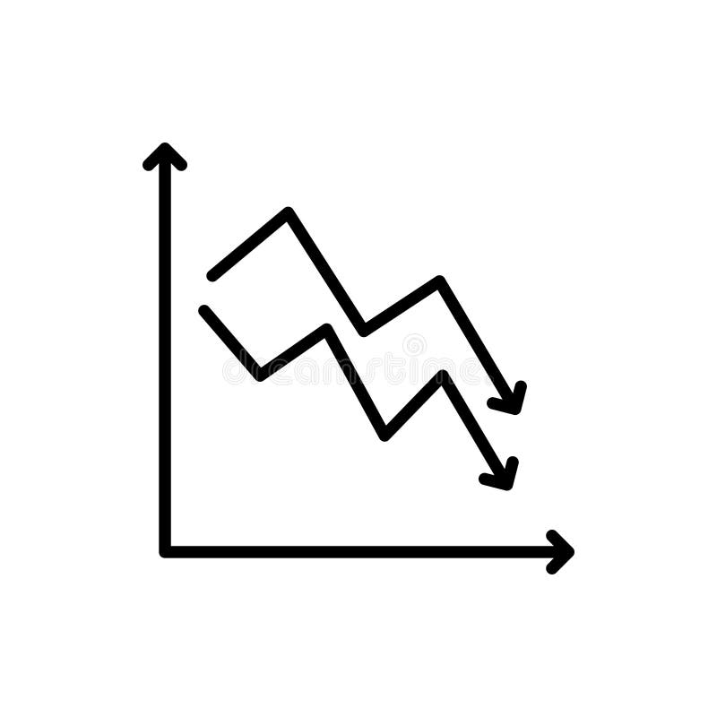 Línea Moderna Icono De La Reducción Ilustración del Vector ...