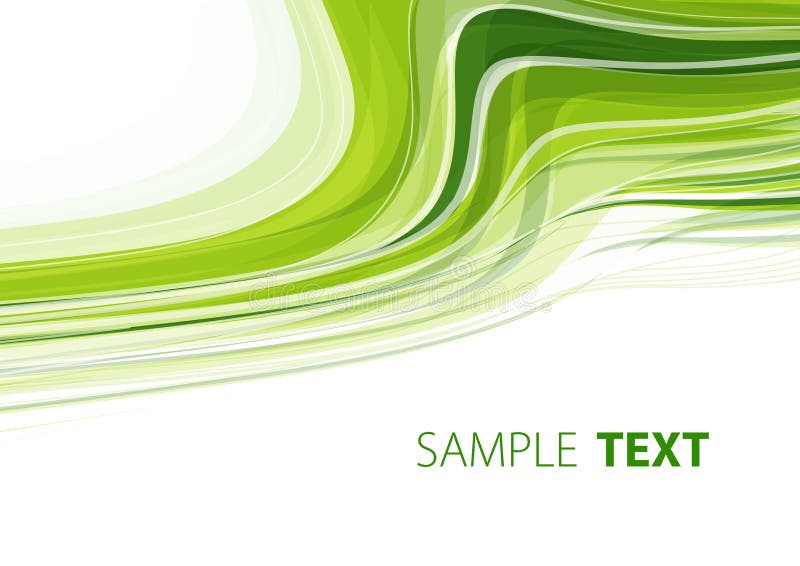 Línea Verde ilustración del vector. Ilustración de tarjeta - 18742626