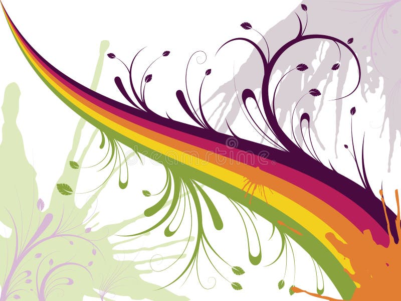 Líneas abstractas ilustración del vector. Ilustración de hermoso - 11418058