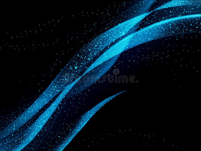 Líneas azules abstractas stock de ilustración. Ilustración de oscuro ...